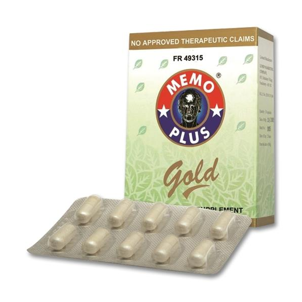 MEMO PLUS GOLD Bacopa Monniera Extract 125mg Capsule 1's price in the ...